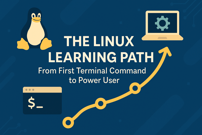 🐧 The Linux Learning Path: From First Terminal Command to POWER User – Linux. Every. Day. Online.
